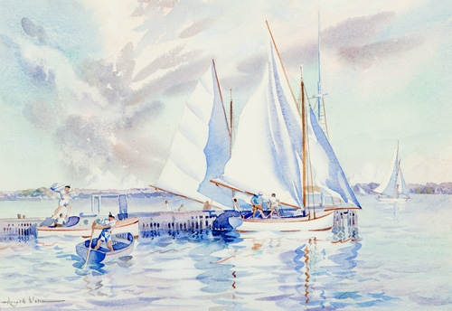 Harald Vike | YACHTS FROM ROYAL FRESHWATER BAY YACHT CLUB | MutualArt