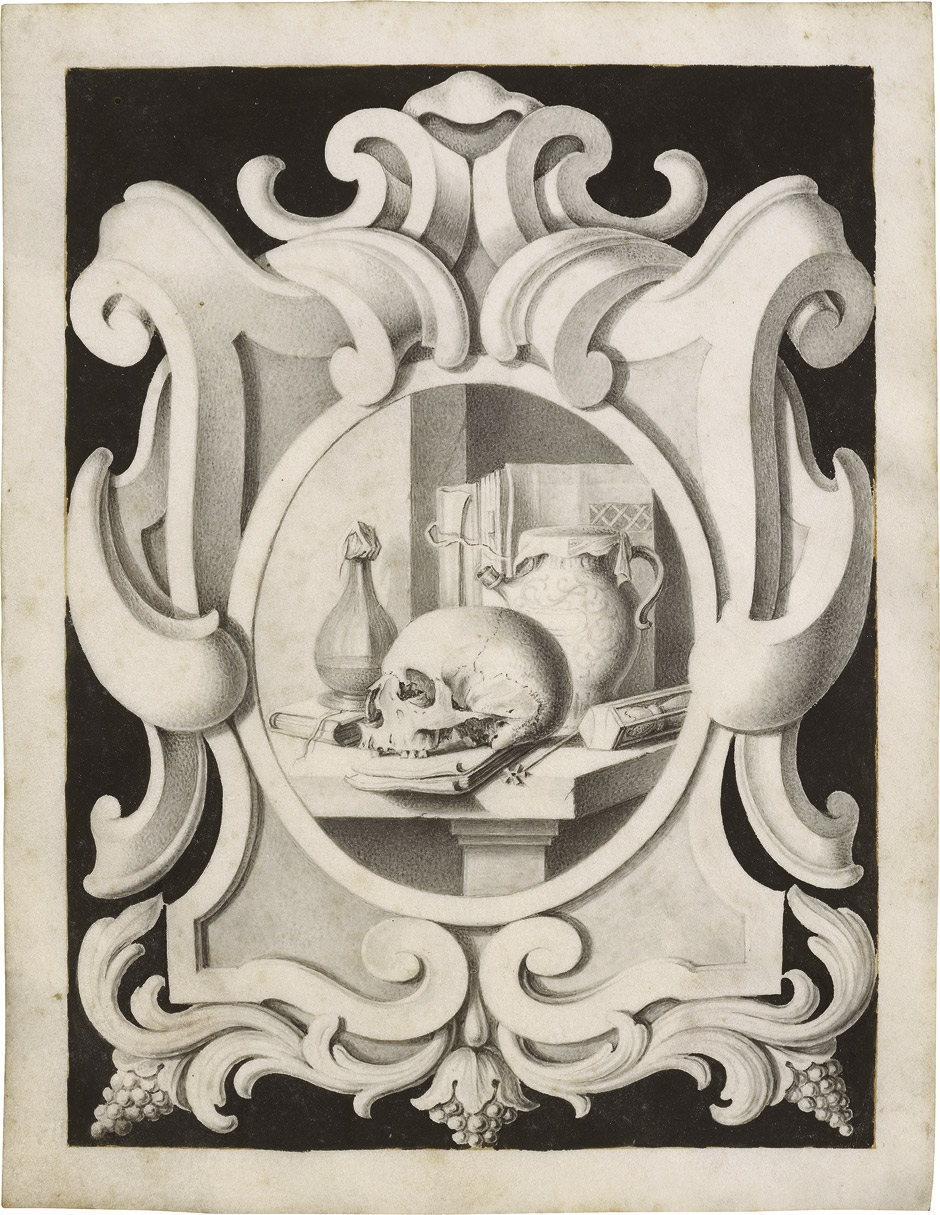 Pieter van Steenwijck | Vanitas-Stillleben im Kartuschenrahmen | MutualArt