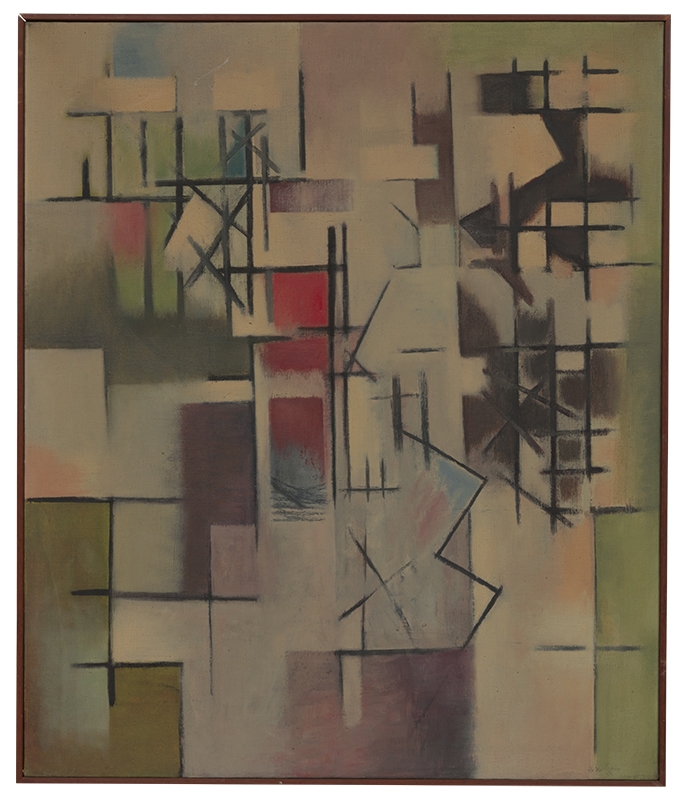 Jean Xcéron | Red Above (1950) | MutualArt