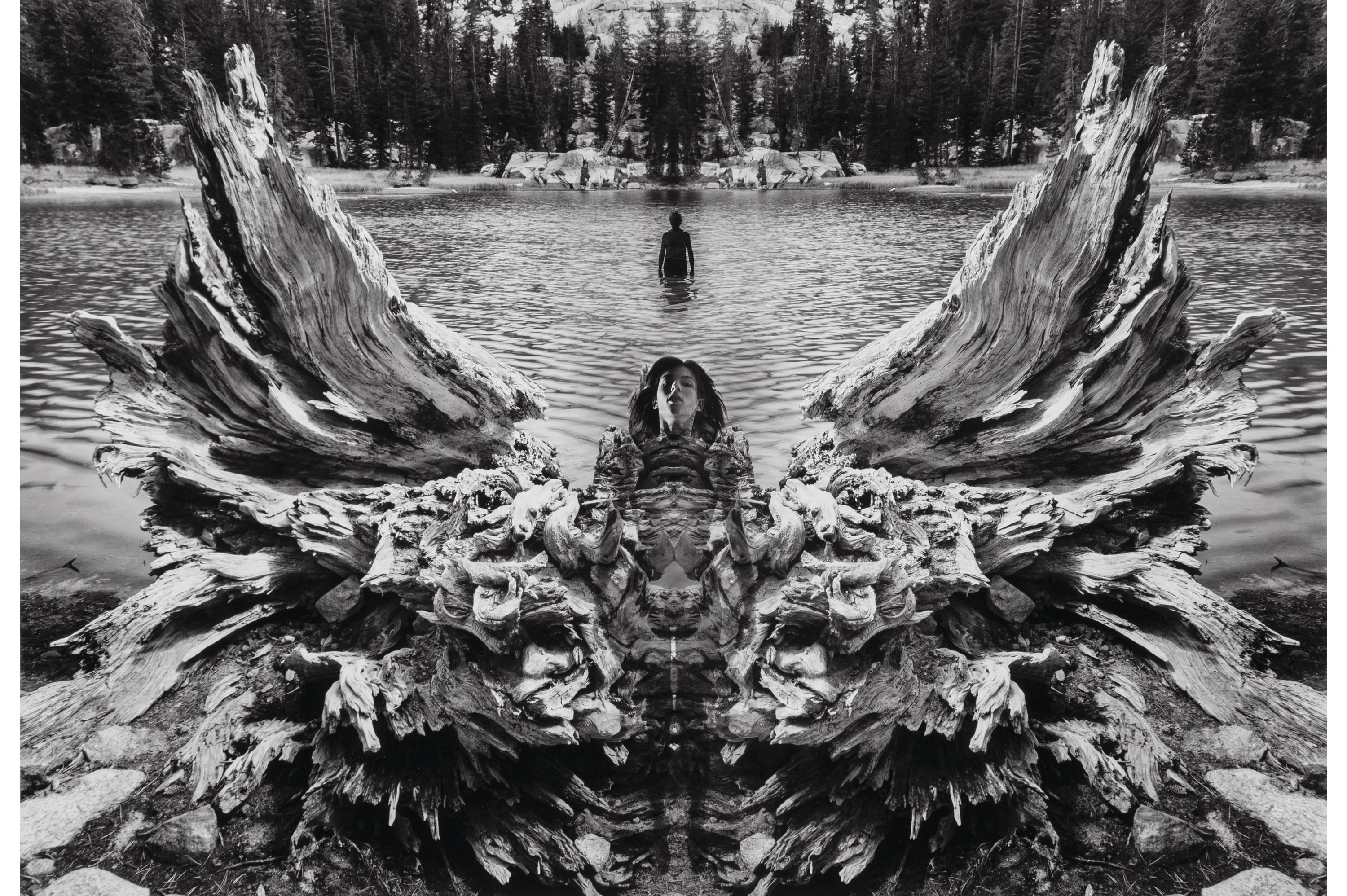 Jerry Uelsmann | Untitled (Woman and Tree Roots) (1994) | MutualArt