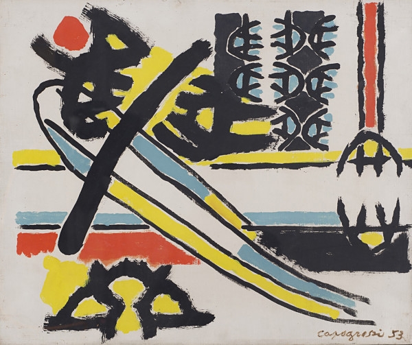 Giuseppe Capogrossi | Superficie 14 (1953) | MutualArt