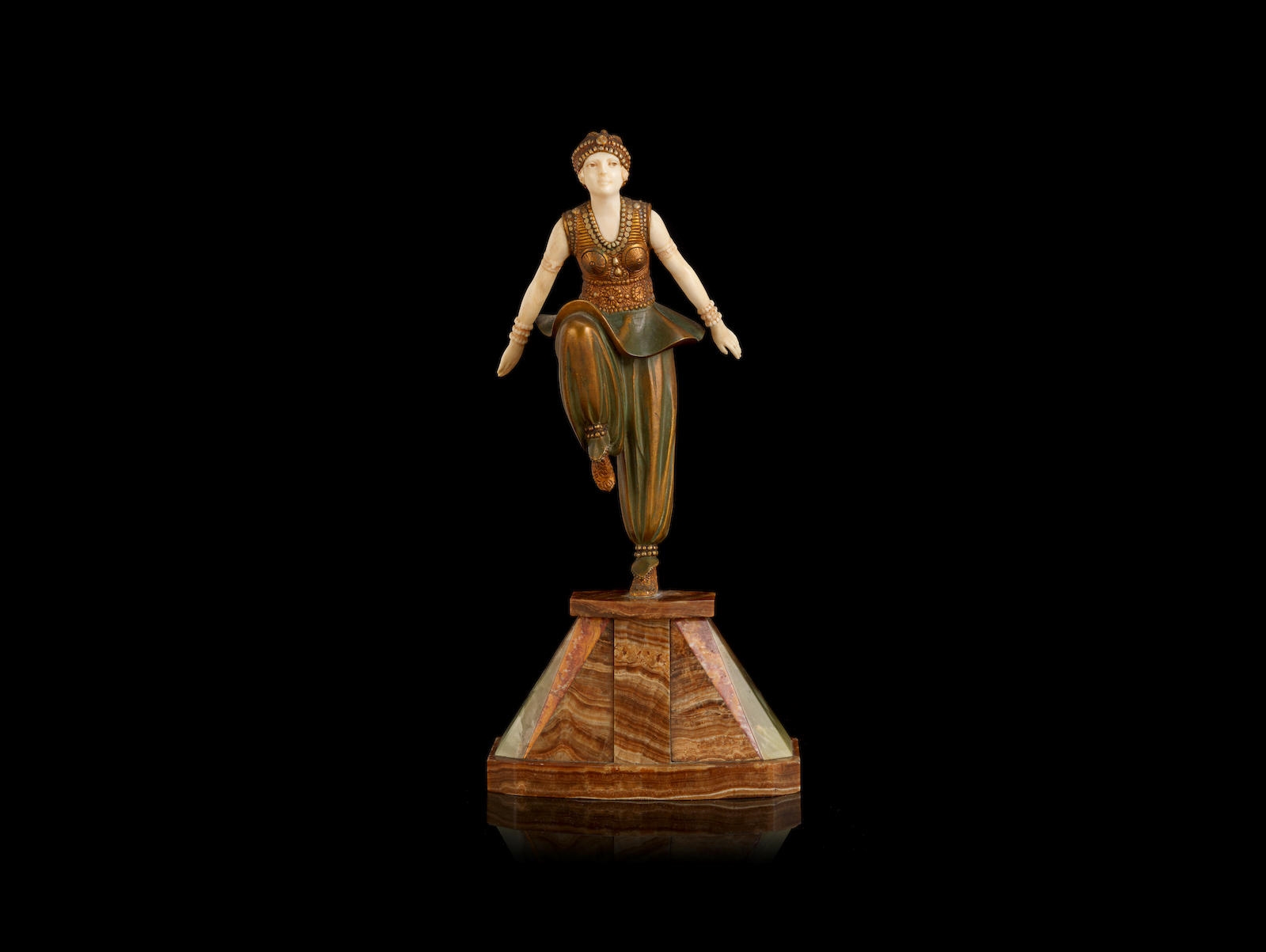 Demétre H. Chiparus | 'Oriental Dancer' an Art Deco Patinated Bronze ...