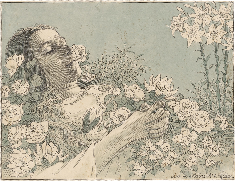 Hugo Höppener | Totenleib meiner Tochter (1918) | MutualArt