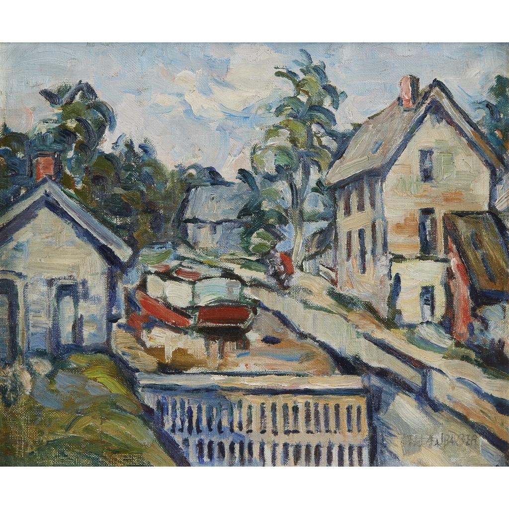 Della J. Barber | NEW HOPE CANAL (Circa 1940) | MutualArt