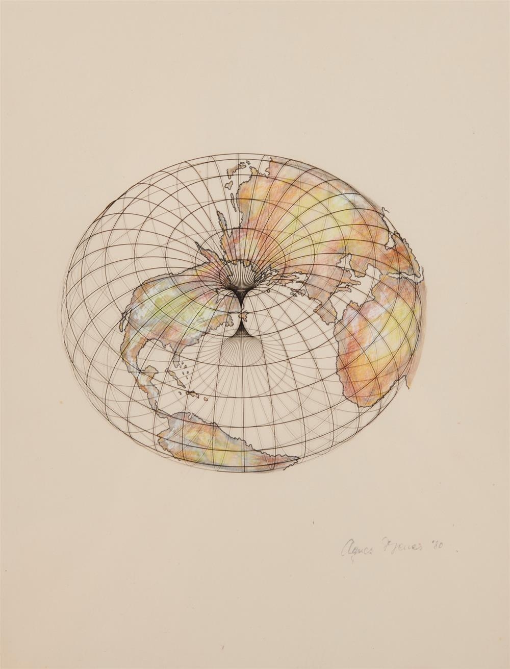 Agnes Denes | The Isometric Systems in Isotropic Space-Map Projections ...