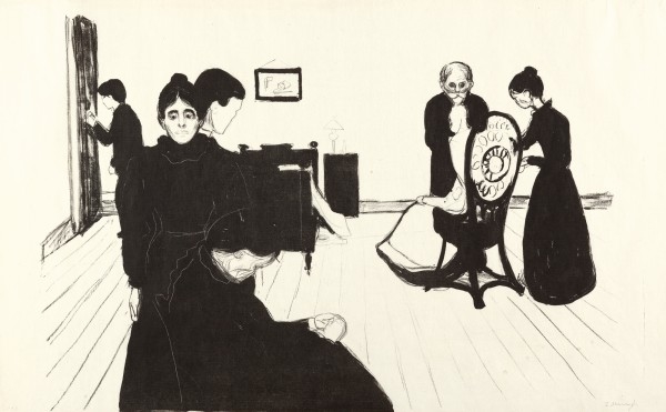 Edvard Munch | Death in the Sickroom (1896) | MutualArt
