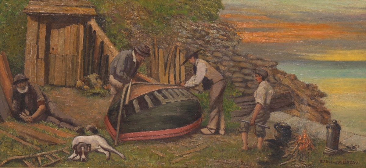 Abel Boulineau | The Shipwright and his Family | MutualArt