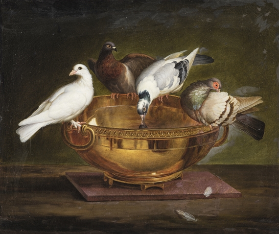 Wenzel Peter | THE FOUR DOVES, AFTER THE MOSAÏC FROM THE VILLA HADRIANA ...