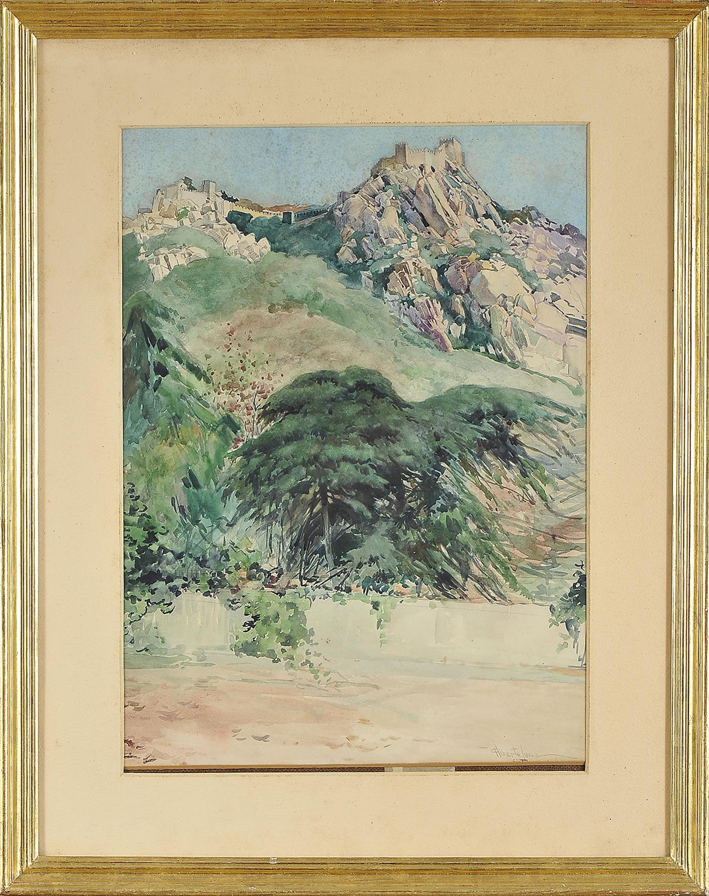 Alberto de Souza | Sintra - Moorish Castle (1933) | MutualArt