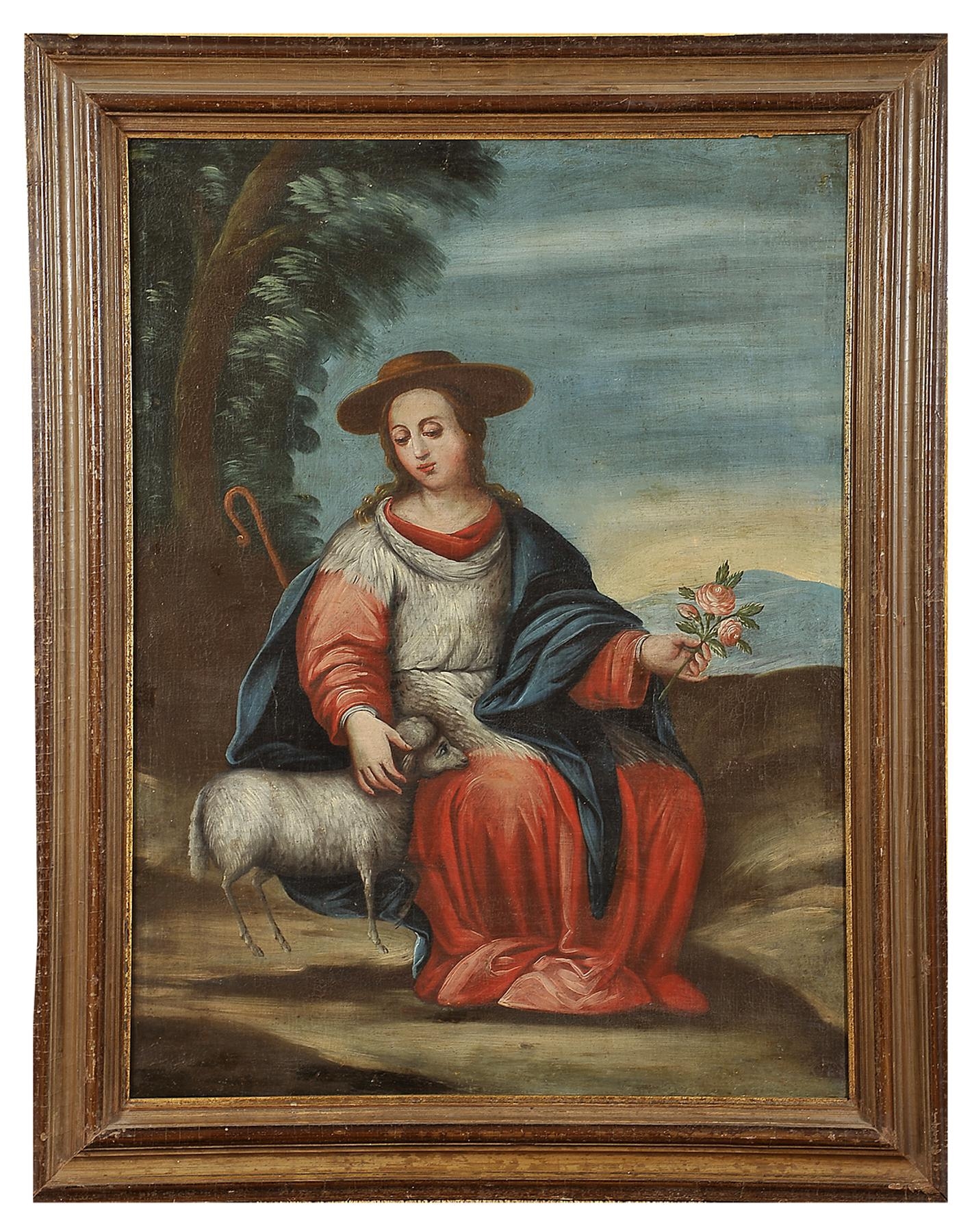 Spanish School, 18th Century | The Divine Shepherdess | MutualArt