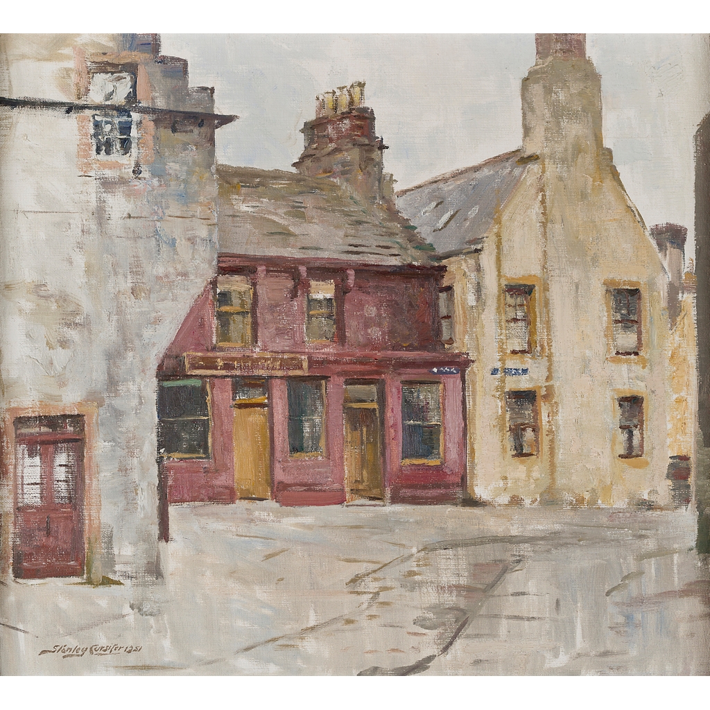 Stanley Cursiter | THE PINK SHOP, STROMNESS (1951) | MutualArt
