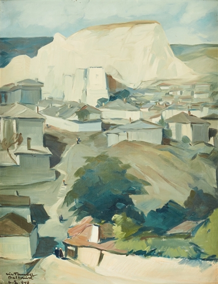 Nicolae Tonitza | View over the town of Balchik (1940) | MutualArt