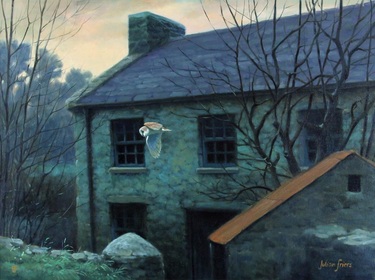 Julian Friers | Owl In Flight | MutualArt