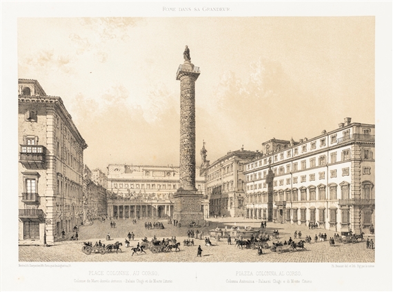 Felix Benoist | Five works: Rome dans sa grandeur (Circa 1860) | MutualArt