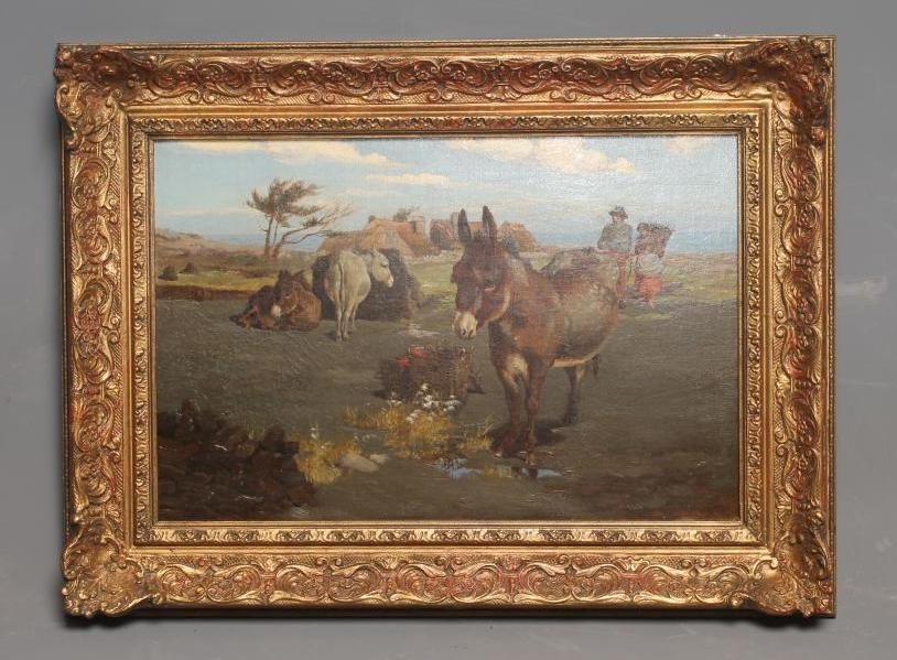 William J. Webbe | The Turf Cutter's Castle, N. Ireland (1883) | MutualArt