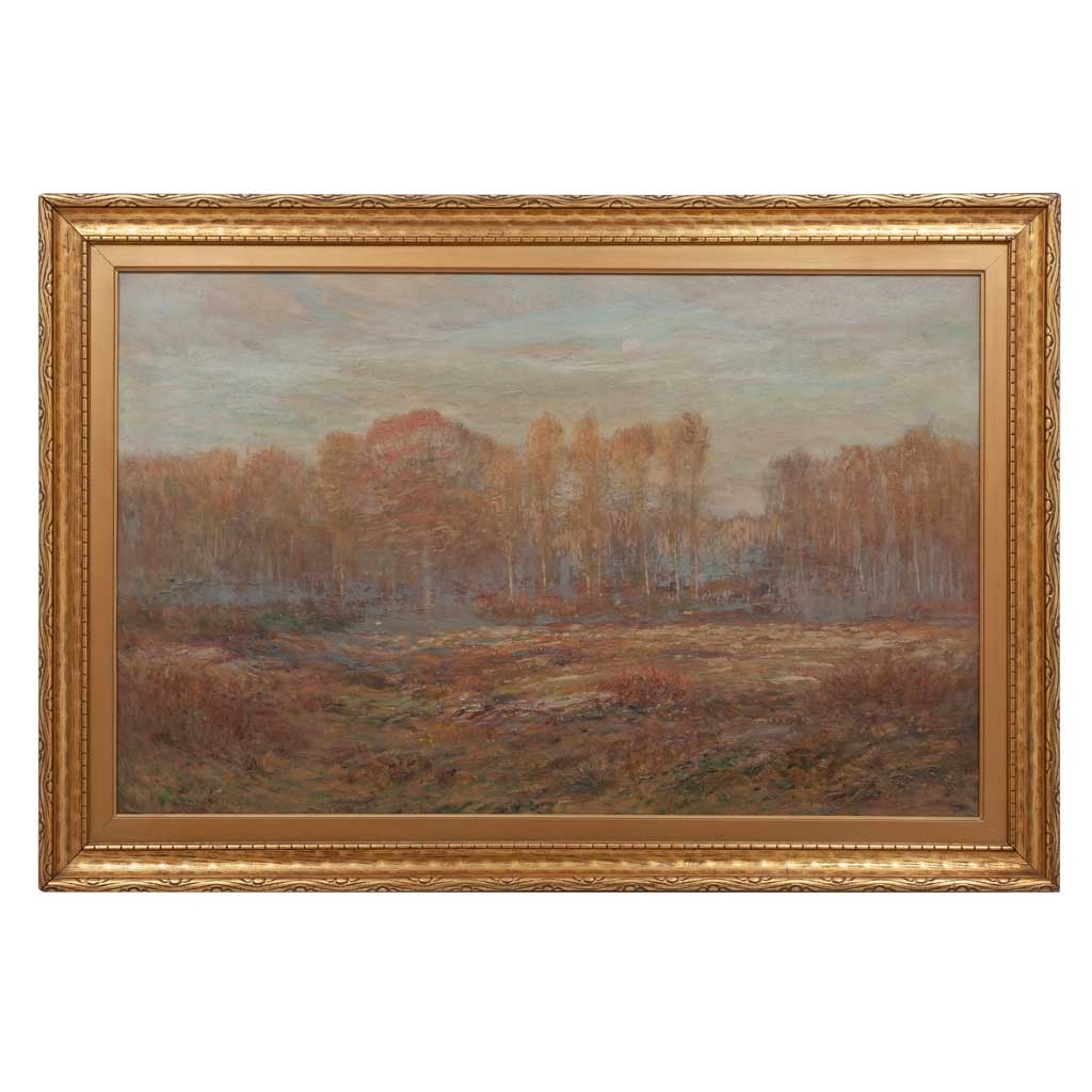 Dwight William Tryon | October in New England (1881) | MutualArt