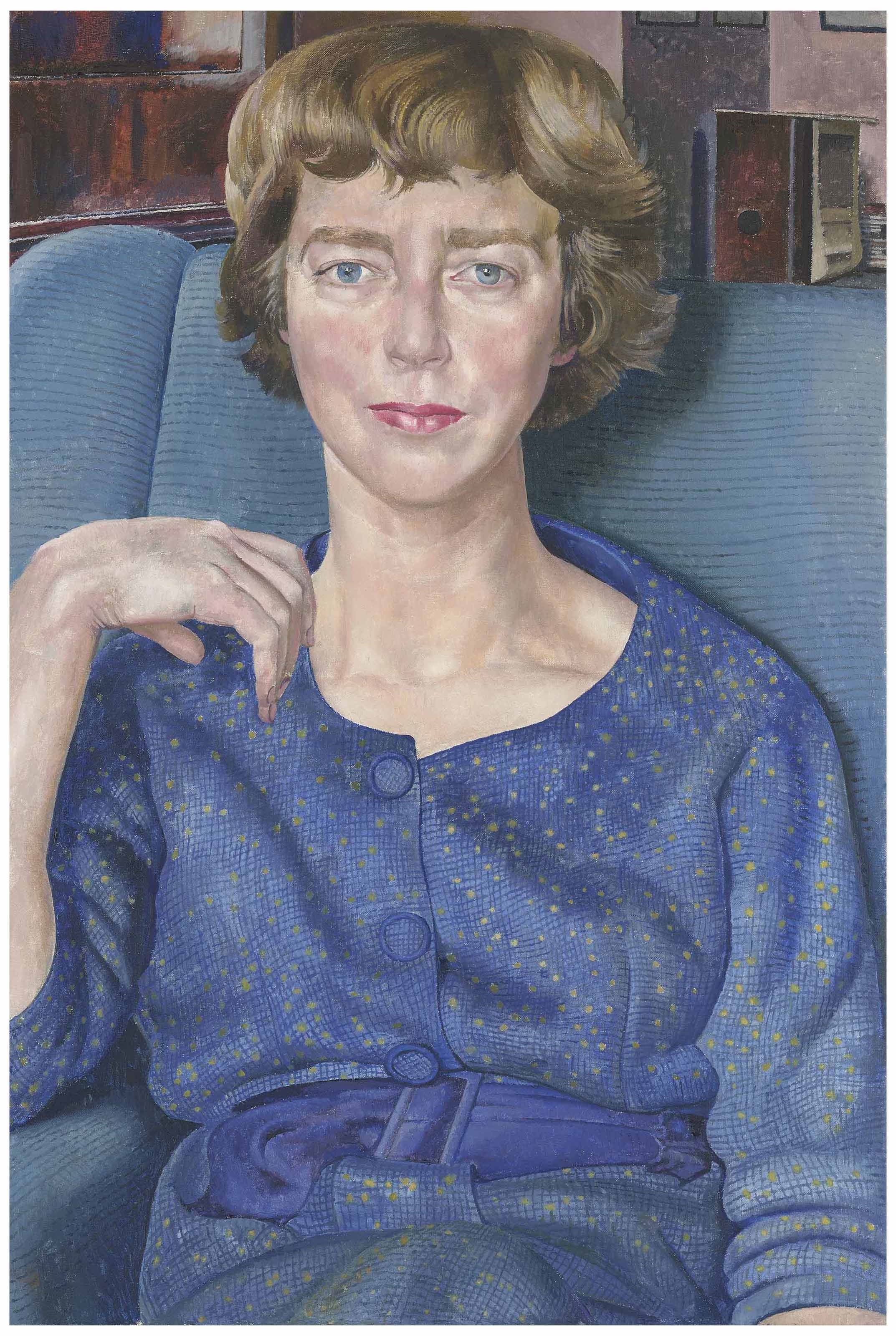 Stanley Spencer | Portrait of Kate Morrell (1959) | MutualArt