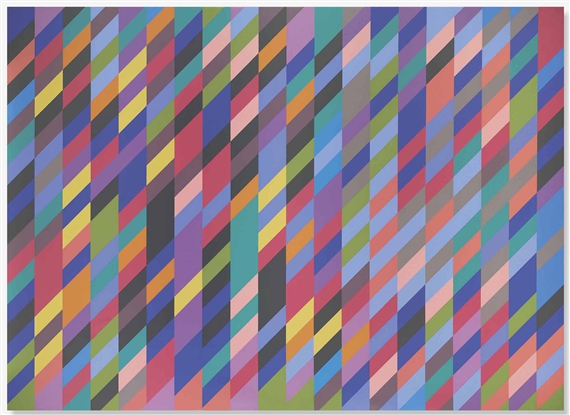 Bridget Riley | Shadow Rhythm (1989) | MutualArt