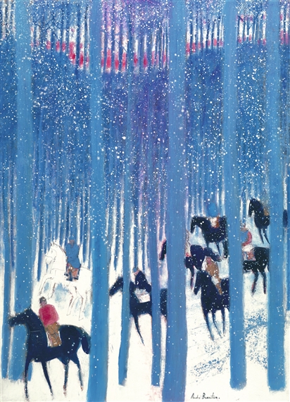 Andre Brasilier | GRAND BOUQUET DEVANT LA MER (2005) | MutualArt