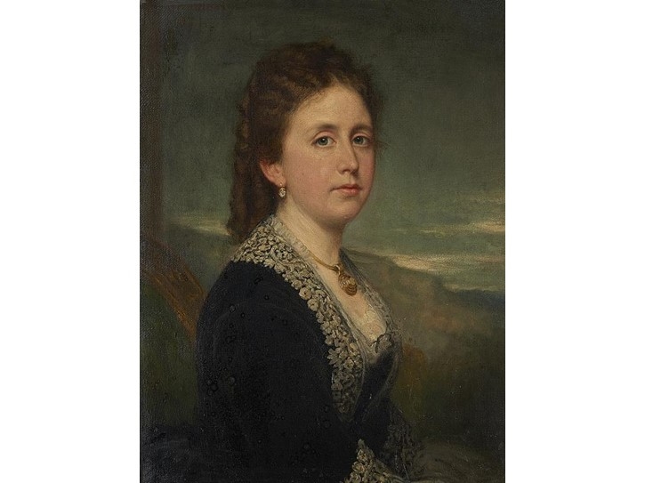 George P.A. Healy | Portrait of Helen, Mrs William Stanley Haseltine ...