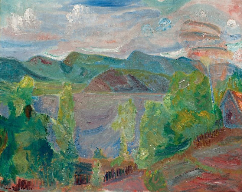 Thorvald Erichsen | Sommerdag ved Fjorden (A Summer's Day by the Fjord ...