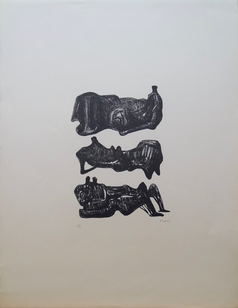 Henry Moore | Reclining Figures 4 | MutualArt