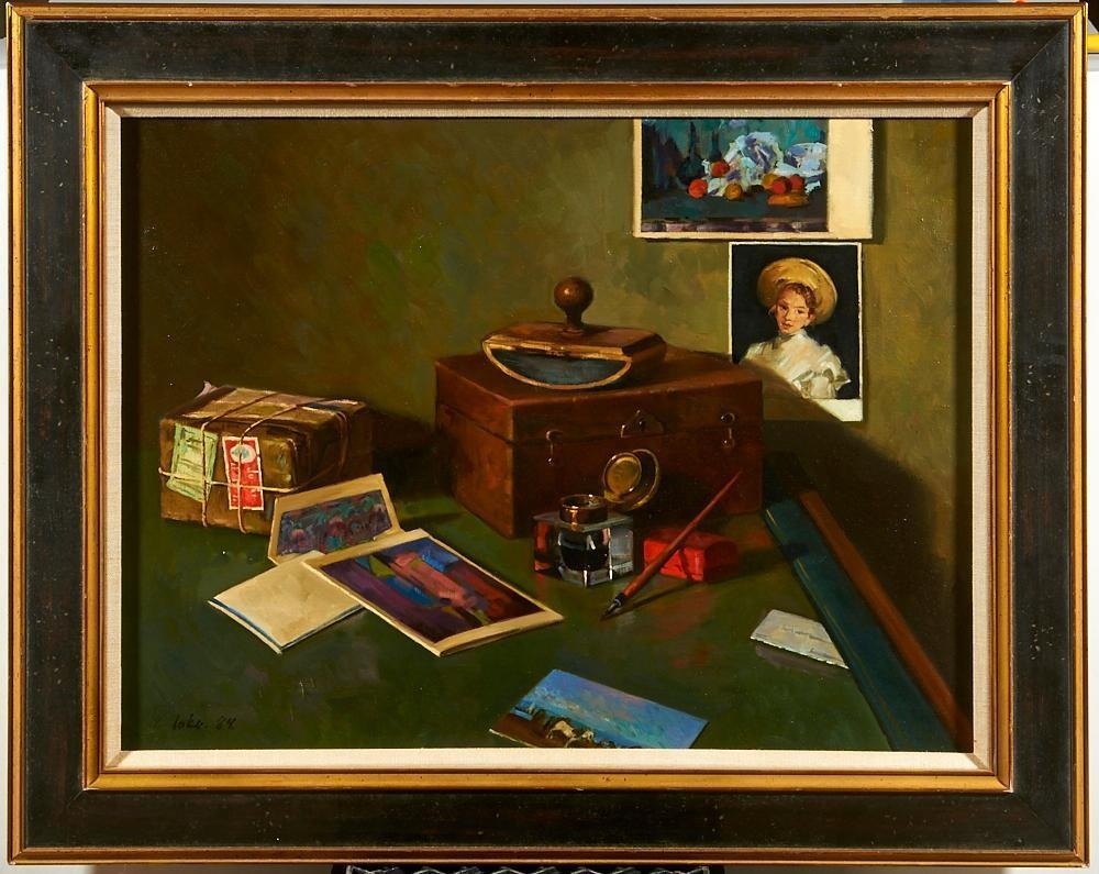 Randall Lake | Red Dinghy (1990) | MutualArt