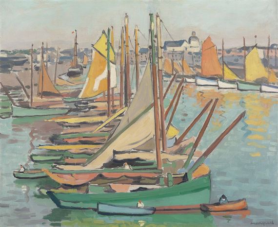 Albert Marquet | Le Port des Sables-d’Olonne (1921) | MutualArt