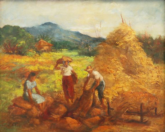 José Joya | Amihan Landscape (1953) | MutualArt