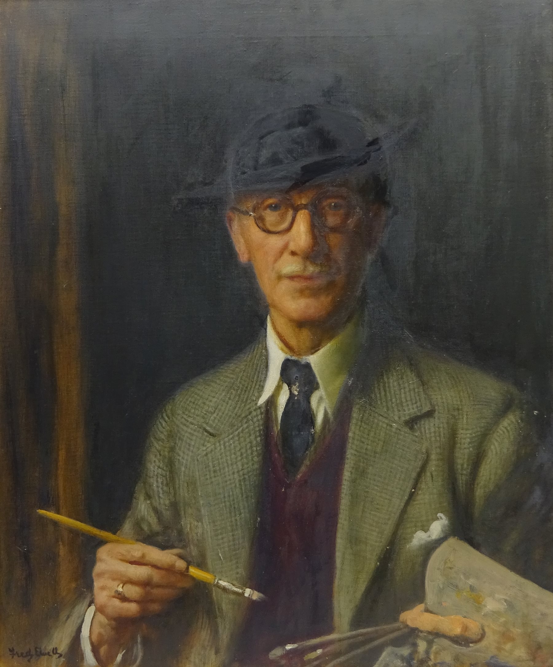 Frederick William Elwell | Portrait of a Seated Gentleman (1891 ...