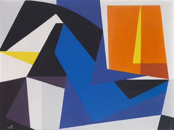 Otto Ritschl | Komposition 58/2 (1958) | MutualArt