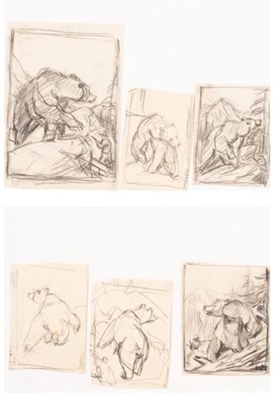 Philip R. Goodwin | Group of Outdoor Life Magazine cover studies ...