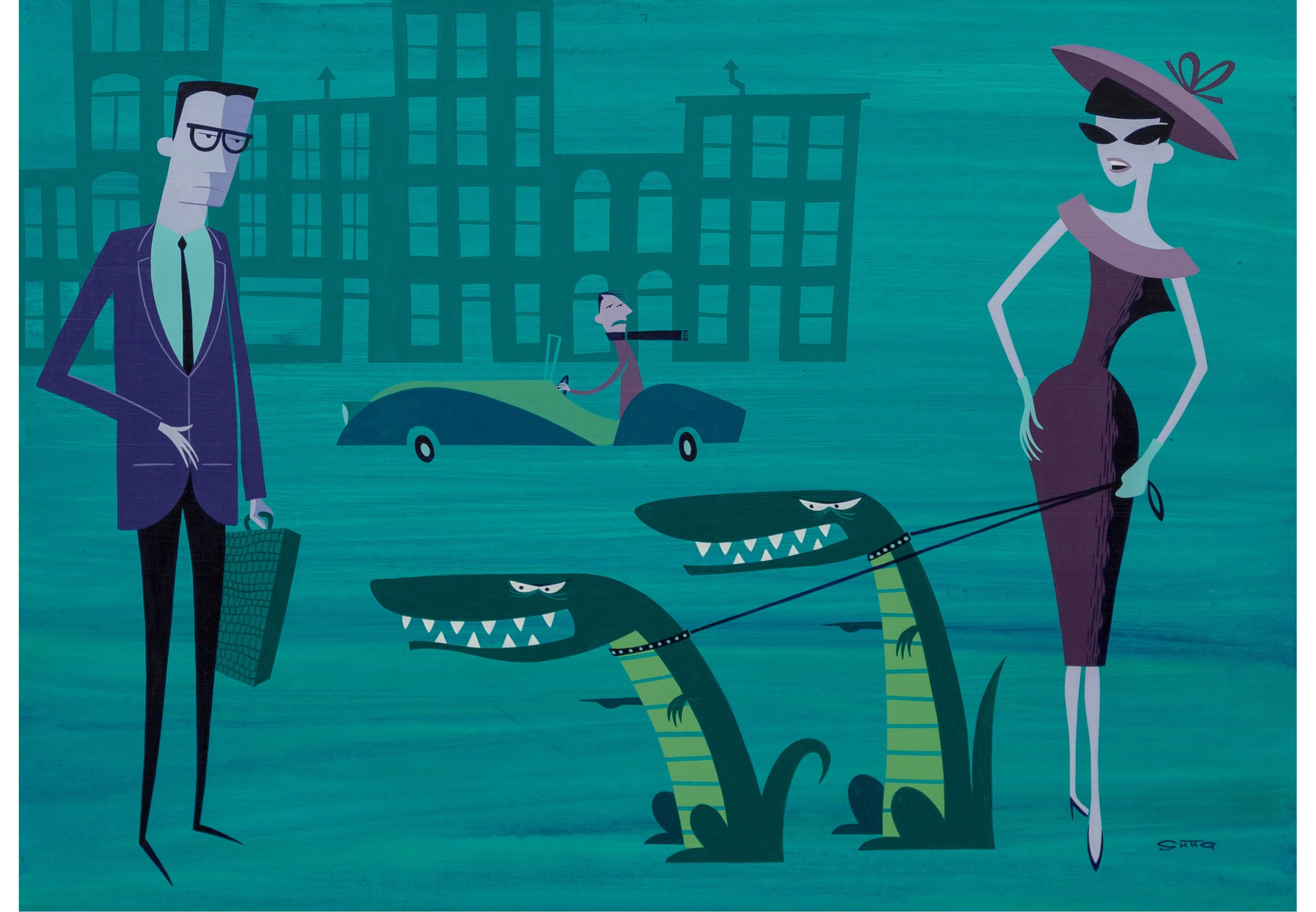 Shag | Untitled (Blue Background) | MutualArt