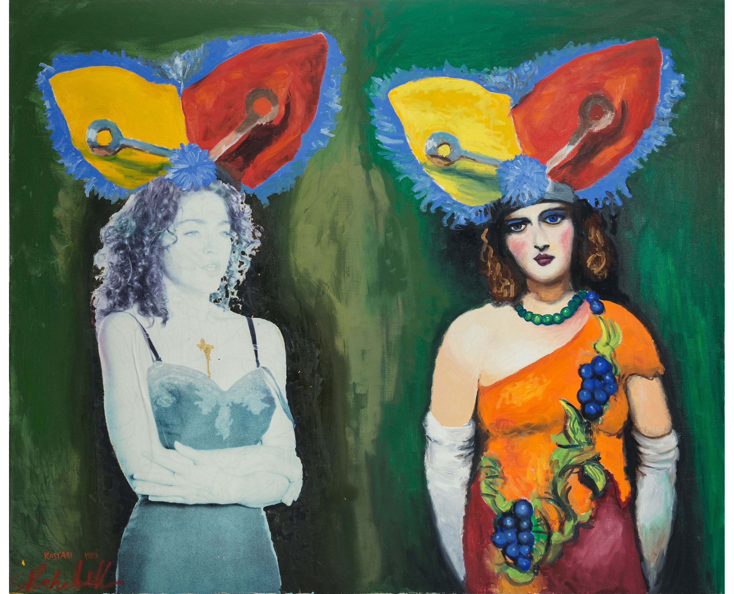 Mark Kostabi | Waltz Girls (1989) | MutualArt