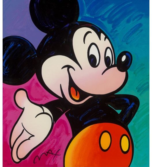 Peter Max | Mickey Mouse, from Disney Suite, set of 4 (1996) | MutualArt