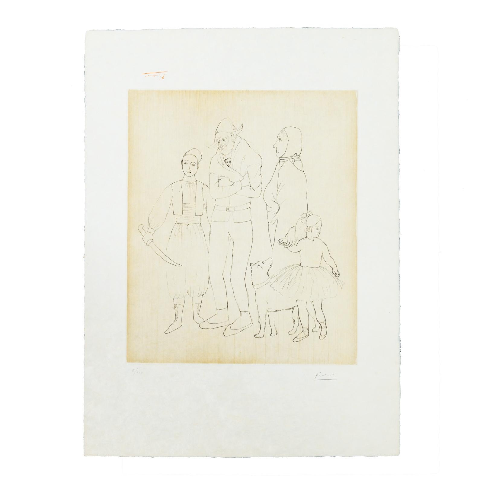 Pablo Picasso | Family Of Acrobats (1950) | MutualArt