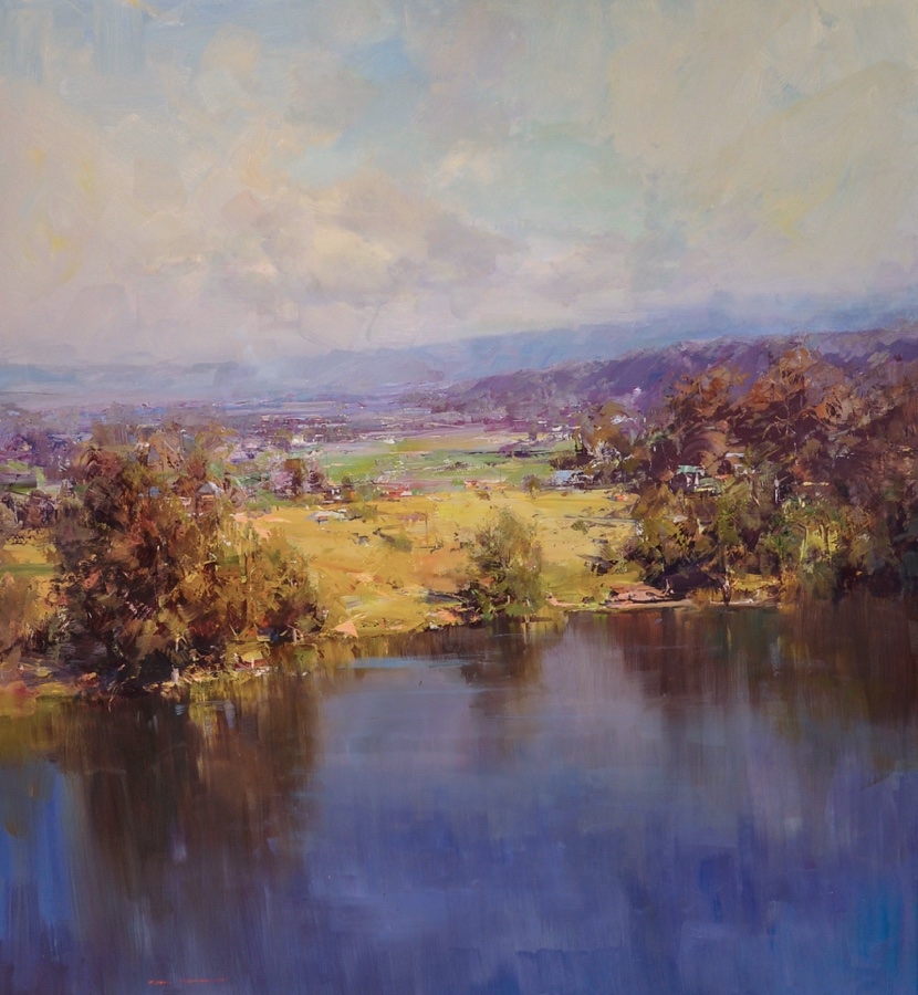 Ken Knight | Across the bay. Petrel Cove, Fleurieu Peninsula | MutualArt