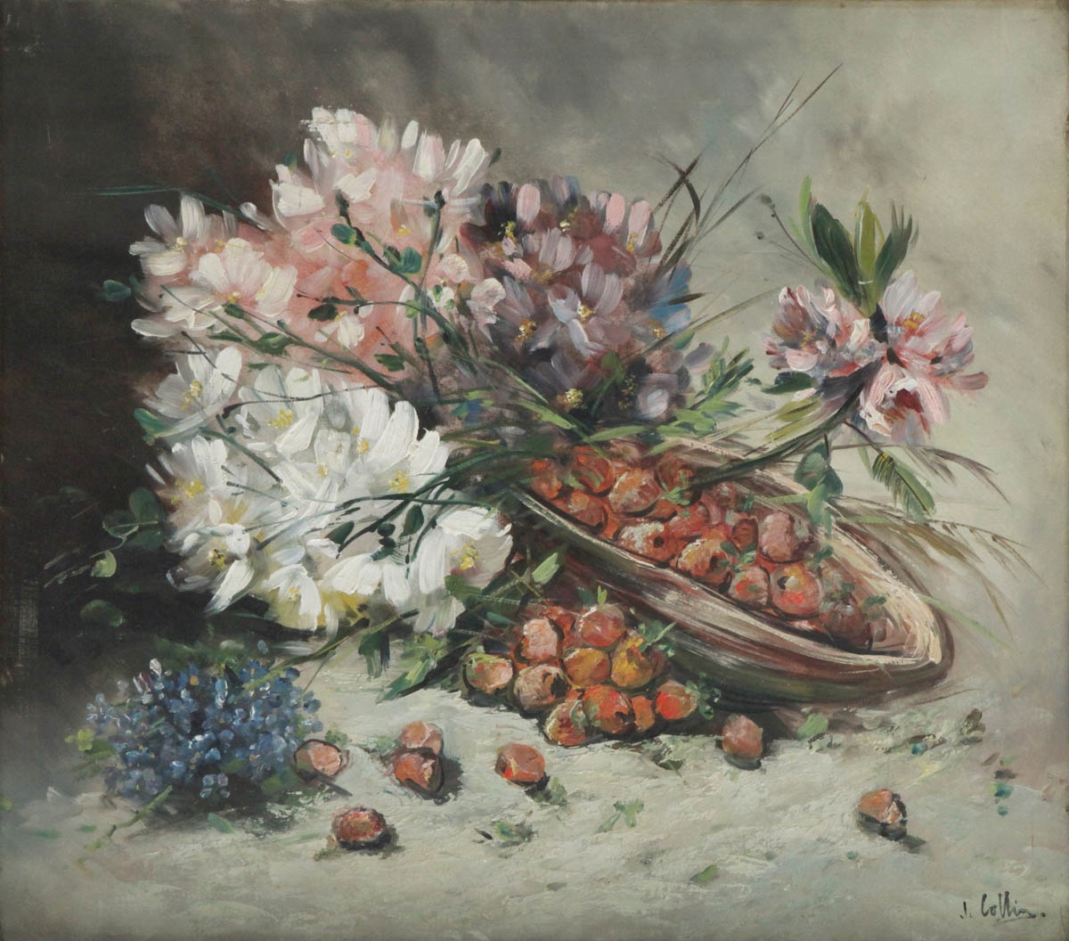Louis-Joseph-Raphaël Collin | Flower still life | MutualArt