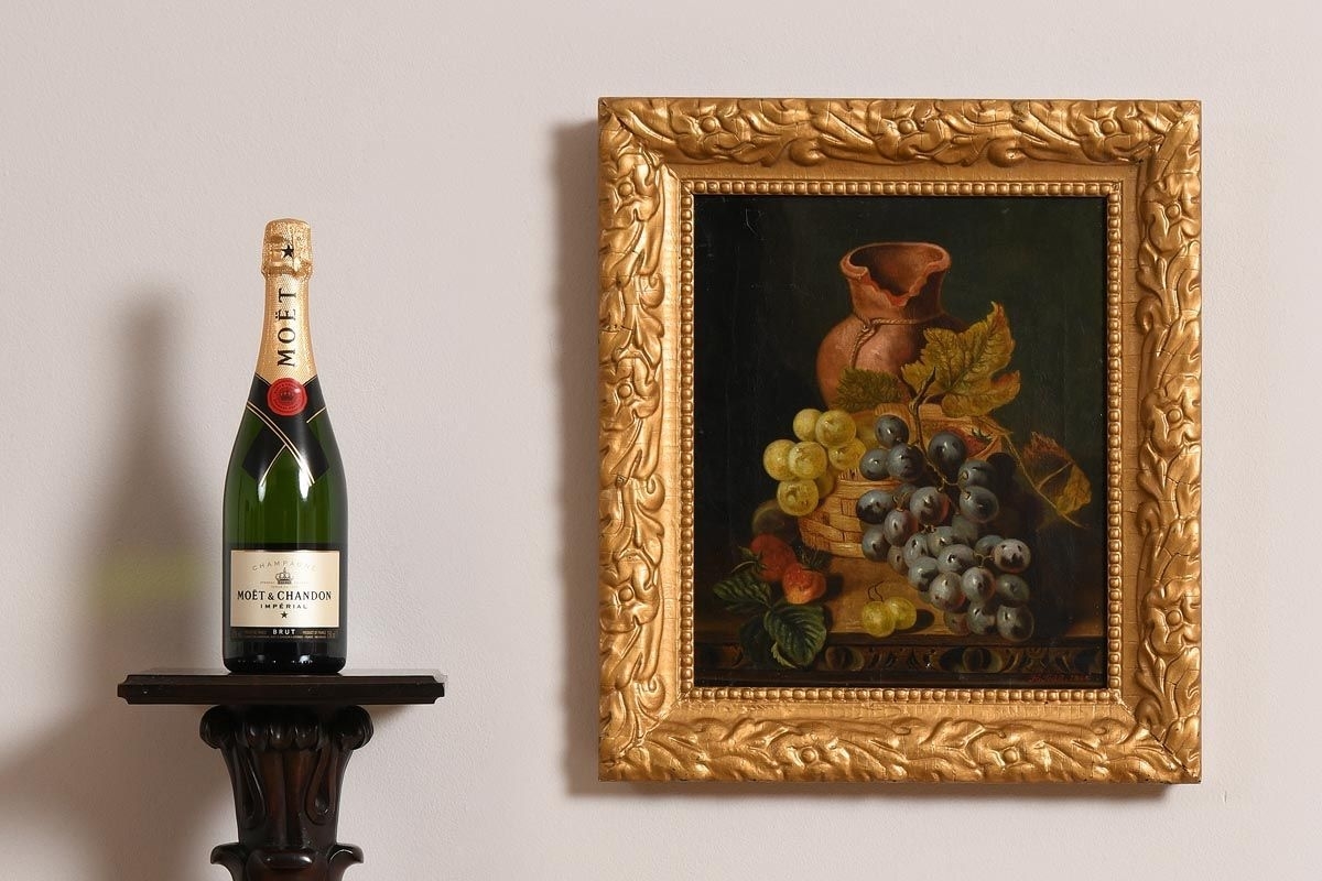 Henry George Todd | Still Life with Grapes and Strawberries (1884 ...