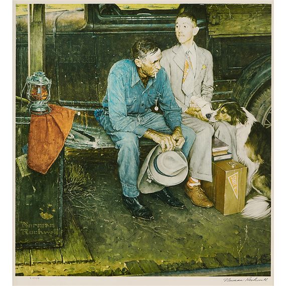Norman Rockwell | Breaking Home Ties | MutualArt