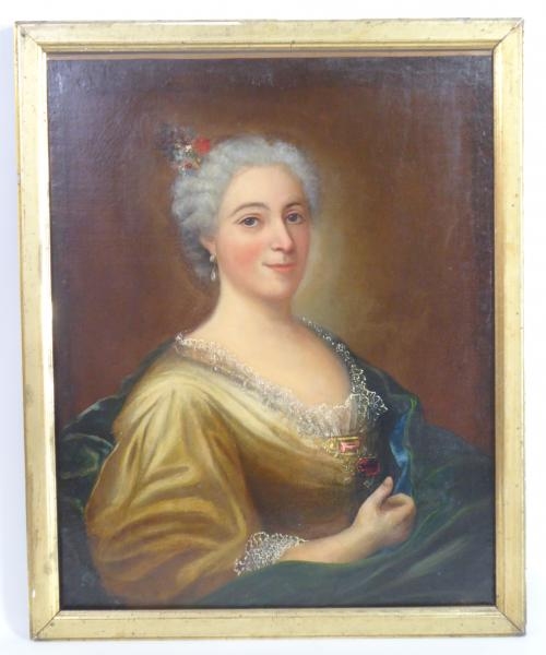 French School, 18th Century | Portrait de Françoise Claire de Razilly ...