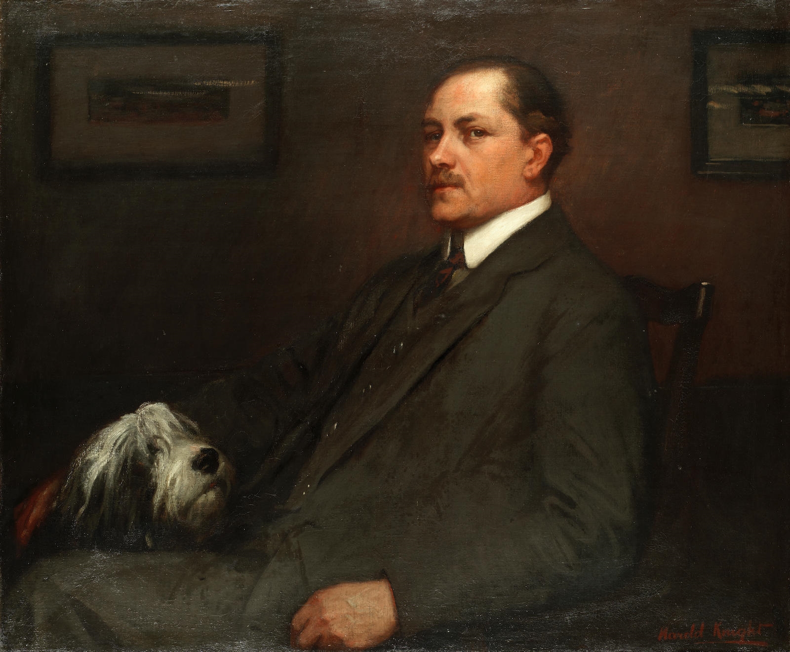 Harold Knight | Portrait of a gentleman | MutualArt