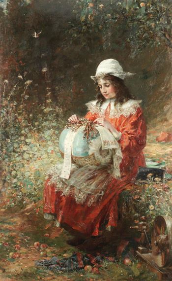 Davidson Knowles | The lacemaker | MutualArt