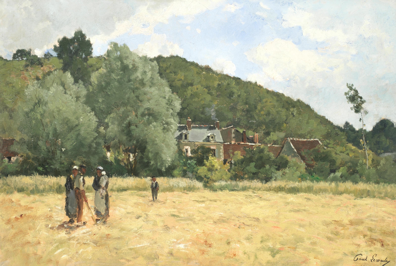 Paul Lecomte | Late summer harvest | MutualArt