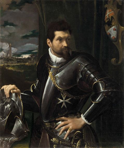 Lodovico Carracci | Portrait of Carlo Alberto Rati Opizzoni in armour ...