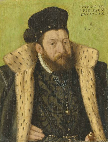 German School, 16th Century | Portrait of Johann Friedrich II, Duke of ...