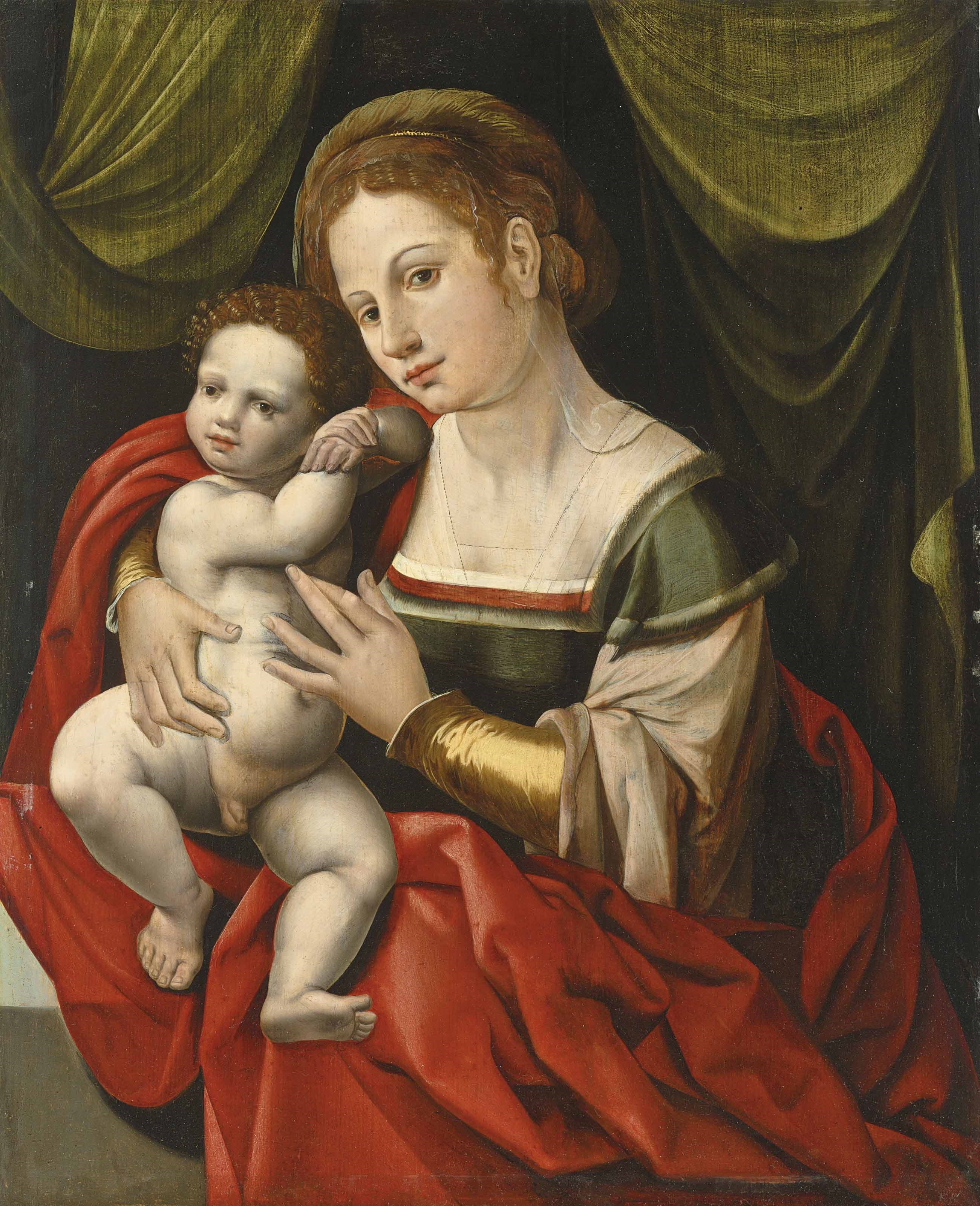 Antwerp School, 16th Century | The Virgin and Child | MutualArt