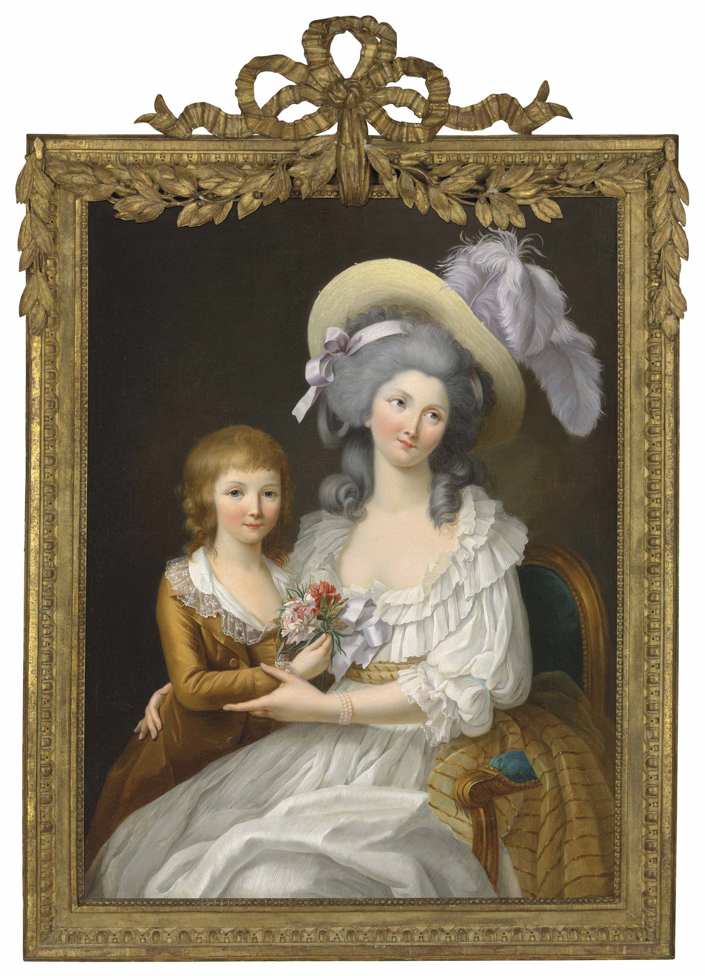 Marie-Victoire Lemoine | Double portrait of Marie-Thérèse of France ...