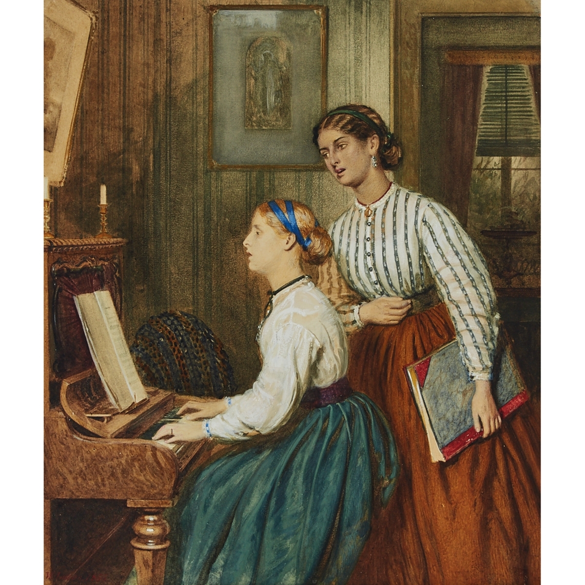 William Lucas Lucas | THE DUET (1866) | MutualArt