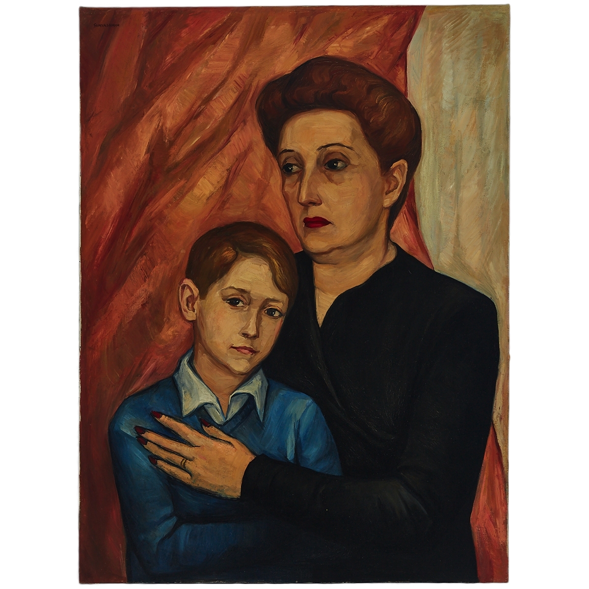 Oswaldo Guayasamín | Retrato de Jane Dolinger | MutualArt